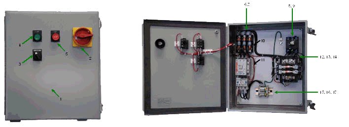 Converter Accessory: Custom Motor Starters - control box